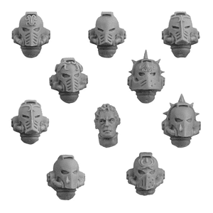Blood Angels Legion Heads Upgrade Set - DarkLegionMarket